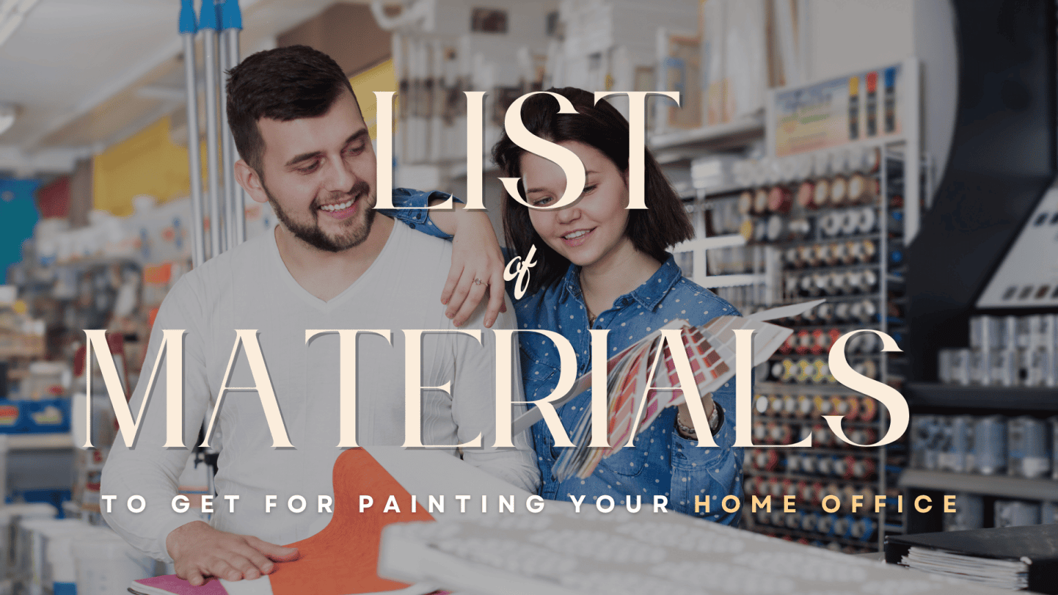 List Of Materials To Get For Painting Your Home Office in Ponca City ...